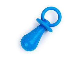 orgo blue pacifier dog chew toy – Tndy Pet Zone